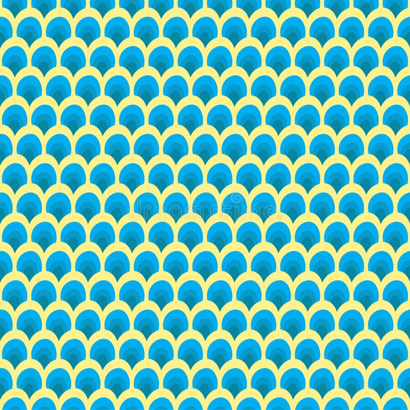 Seamless Traditional Japanese Seigaiha Ocean Wave Stock Vector ...