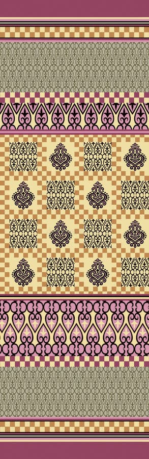 Seamless Traditional Textile Saree Design Decorative Pattern Background ...