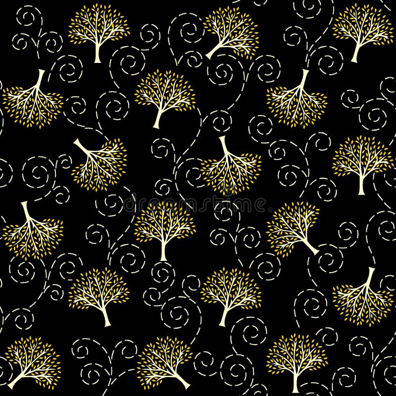 Traditional Tree Girl Man stock vector. Illustration of floral - 24252007