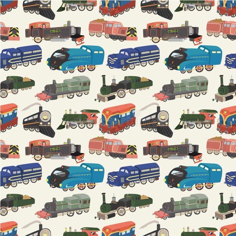 Seamless Train Track Texture Stock Illustrations – 299 Seamless Train ...