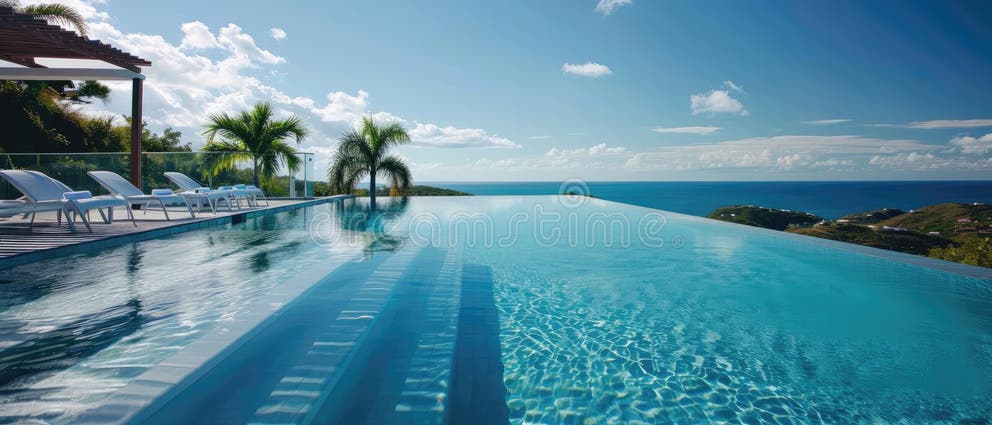 Seamless Transition Infinity Pool Merging with the Limitless Caribbean ...