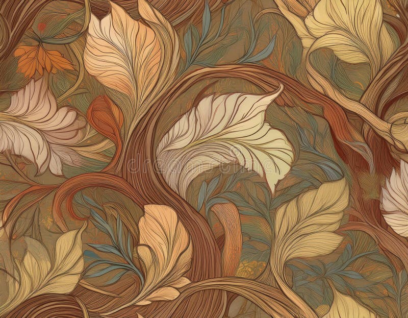 Seamless Tree Bark Wallpaper Pattern Abstract Design with Subtle Autumn ...