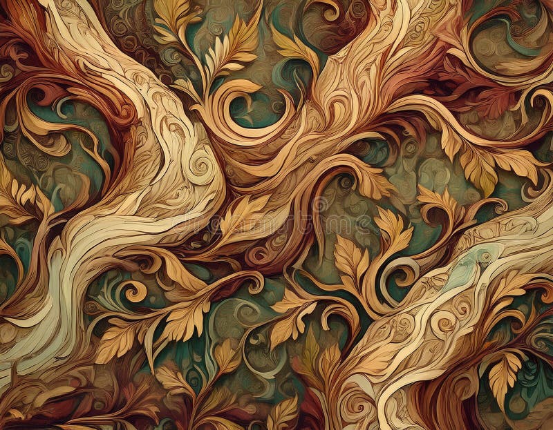 Seamless Tree Bark Wallpaper Pattern Abstract Design with Subtle Autumn ...