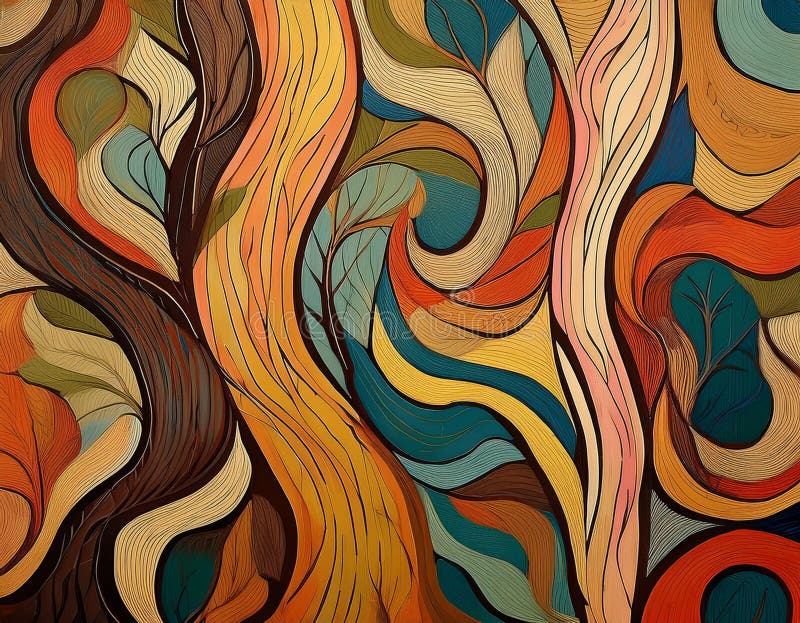 Seamless Tree Bark Wallpaper Pattern Abstract Design with Subtle Autumn ...