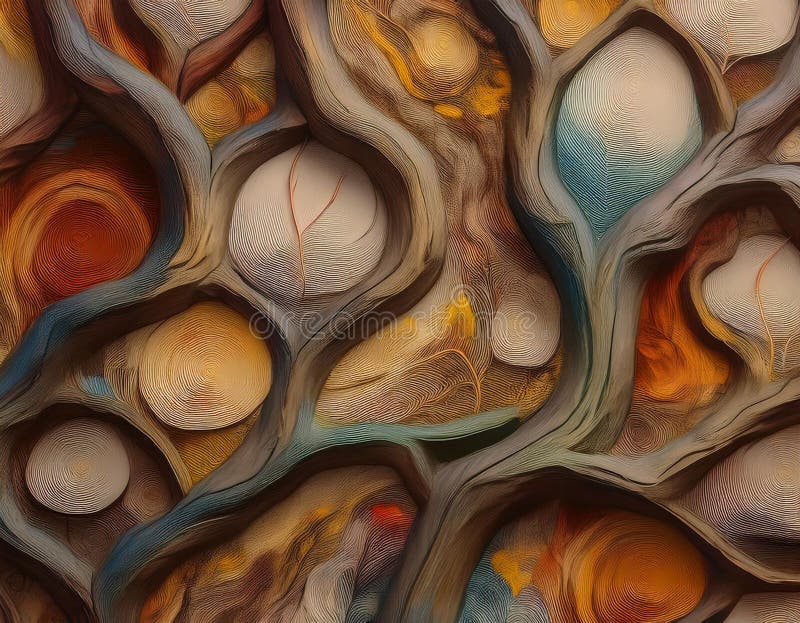 Seamless Tree Bark Wallpaper Pattern Abstract Design with Subtle Autumn ...