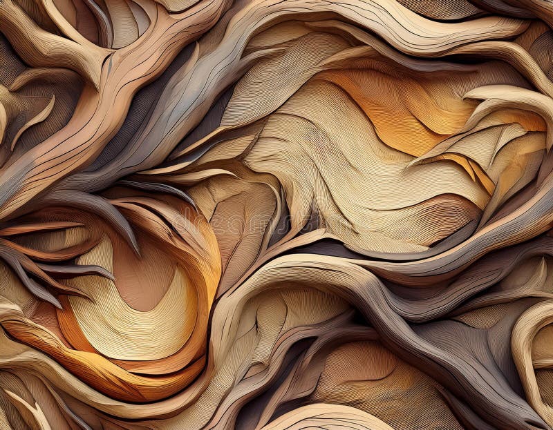 Seamless Tree Bark Wallpaper Pattern Abstract Design with Subtle Autumn ...