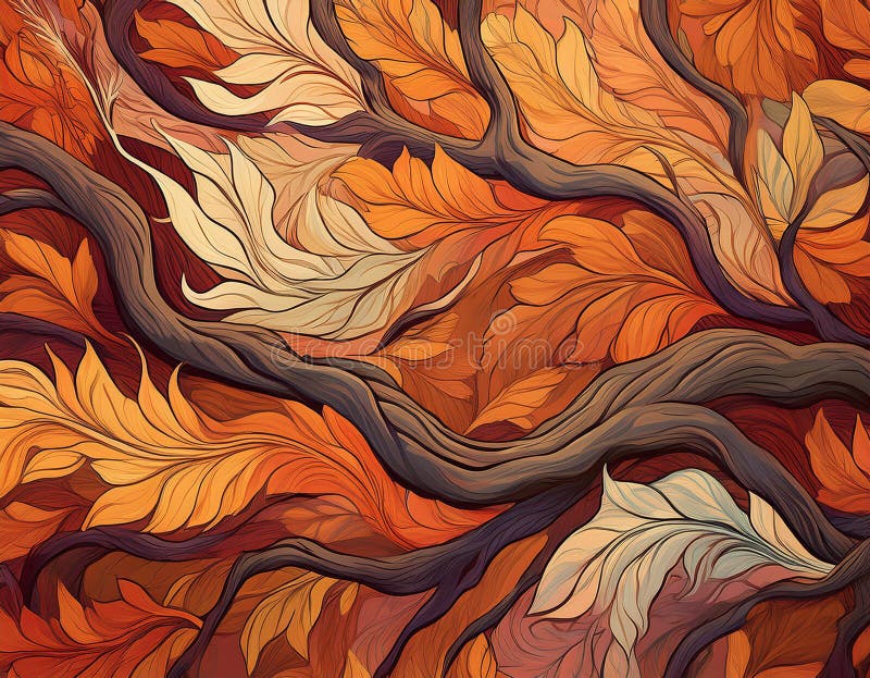 Seamless Tree Bark Wallpaper Pattern Abstract Design with Subtle Autumn ...