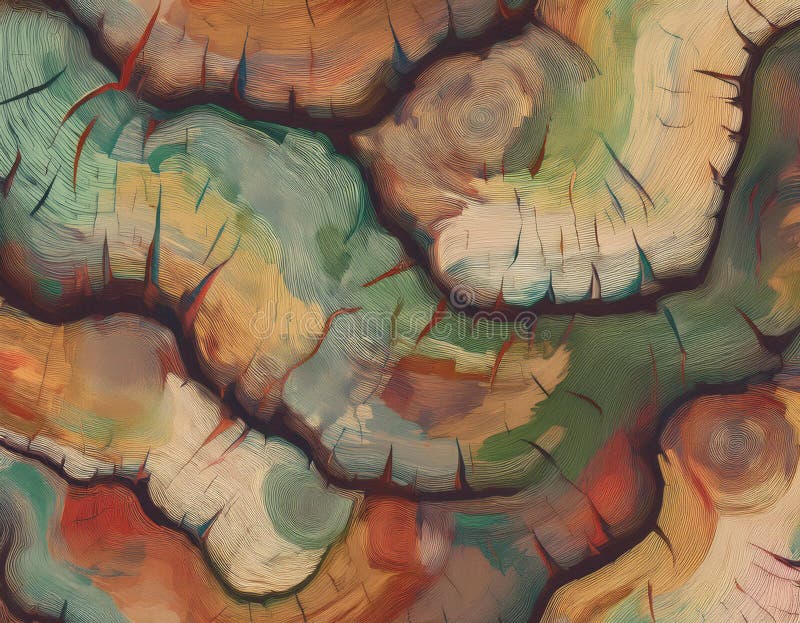 Seamless Tree Bark Wallpaper Pattern Abstract Design with Subtle Autumn ...