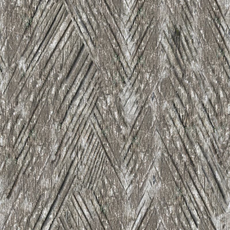 Seamless Tree Pattern with Herringbone Notch. Old Grey Wood Floor, Wall ...