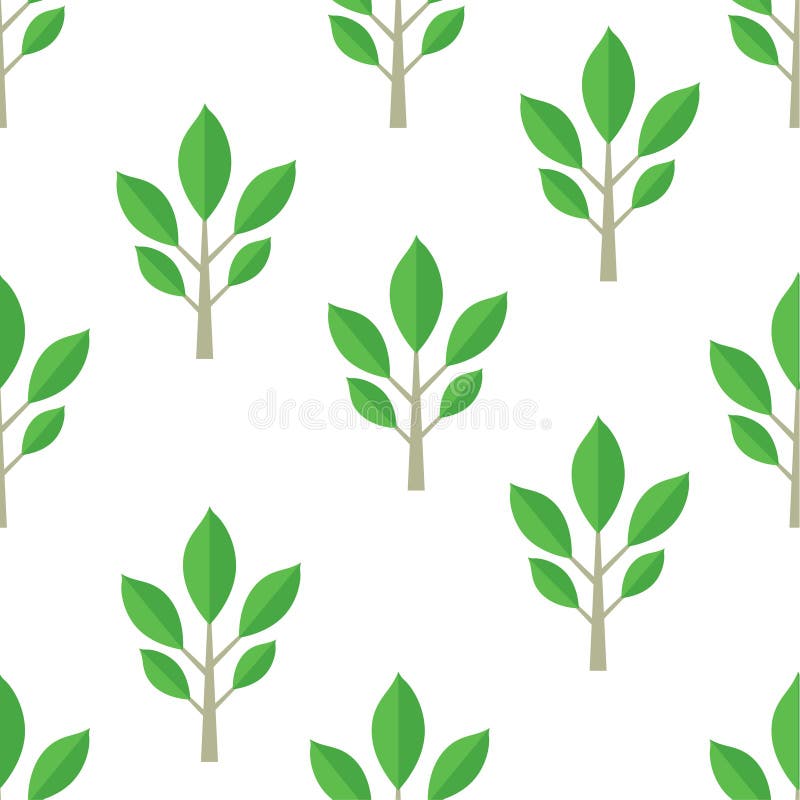 Seamless tree pattern stock vector. Illustration of woods - 103158591