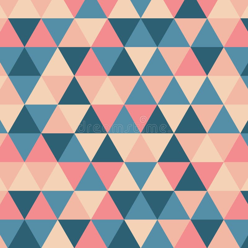 Seamless Triangle Background Pattern Illustration Stock Illustration ...