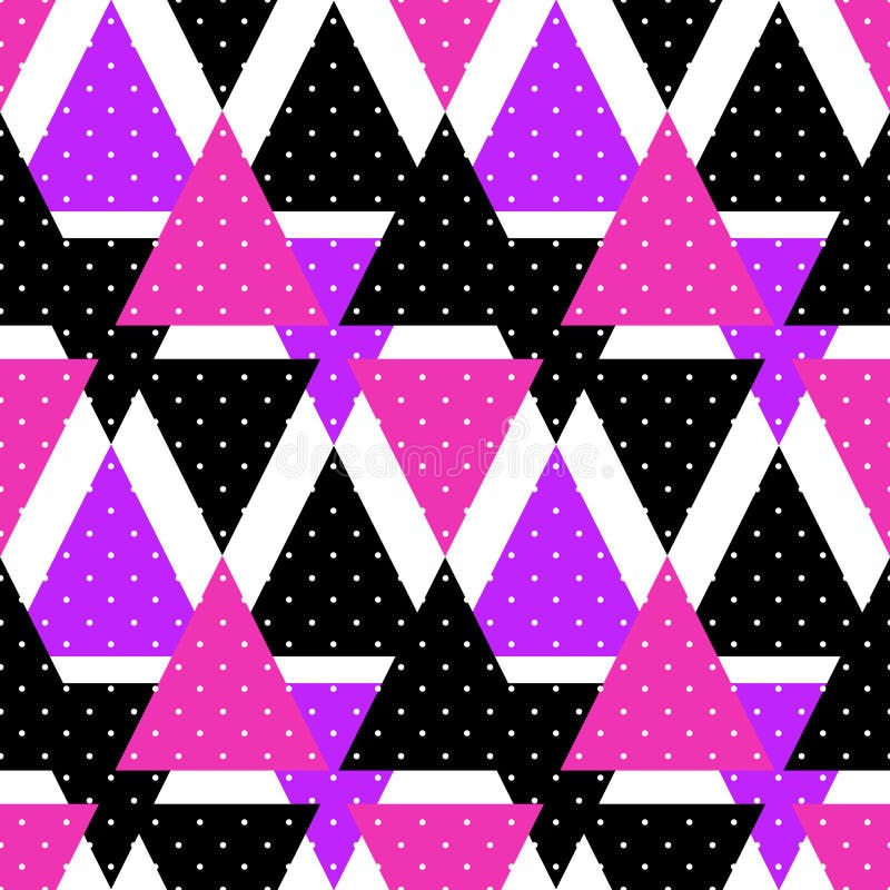 Seamless Triangle Geometric Pattern Background Stock Illustrations ... Seamless Triangle Geometric Pattern Background Stock Illustrations ...