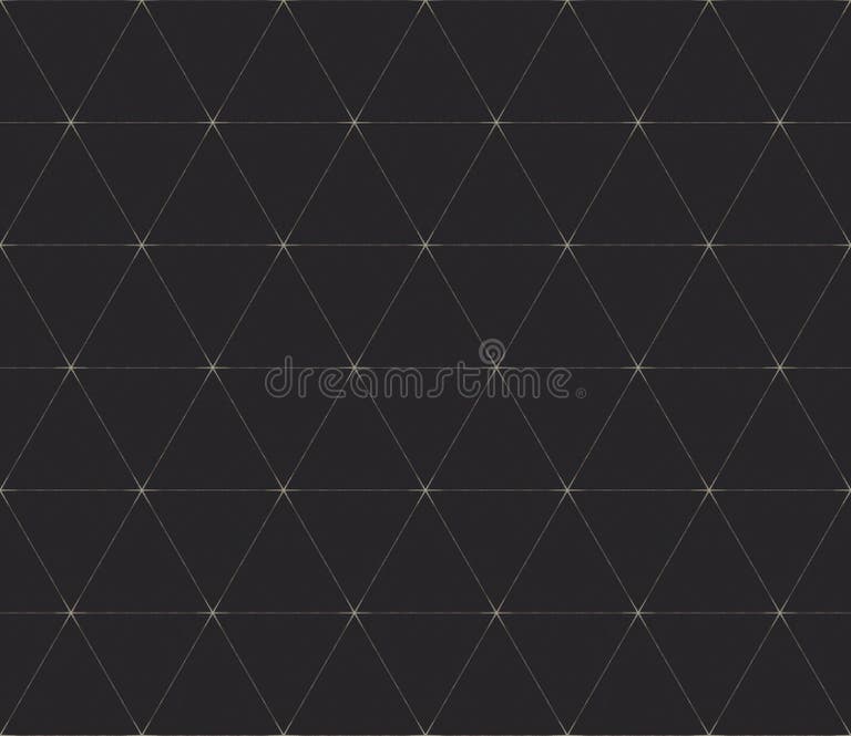 Seamless Triangle Fine Grid Line Pattern Stock Illustration ...