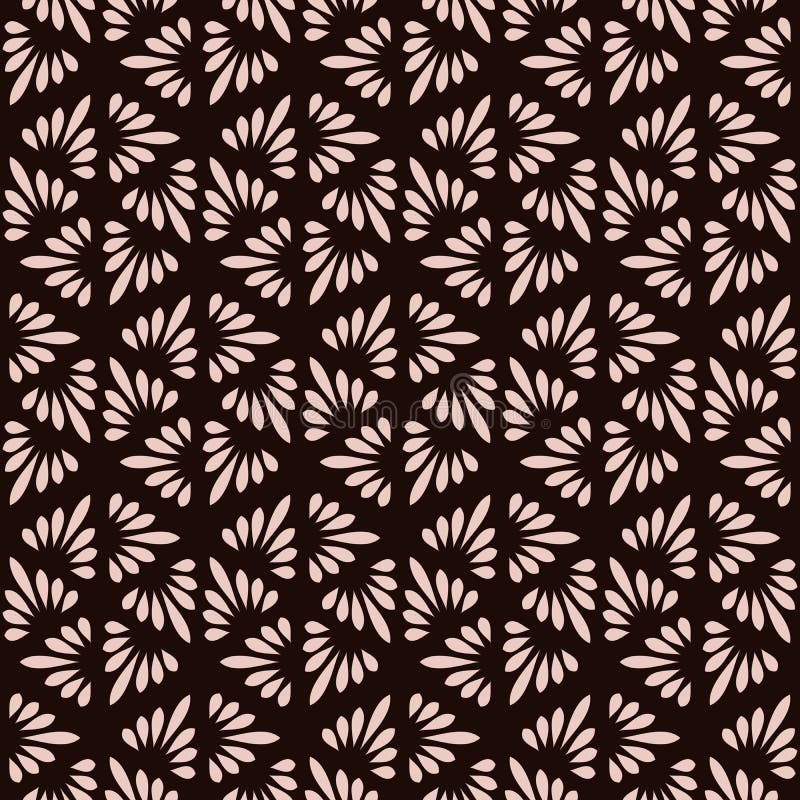 Seamless Triangle Leaves Pattern Stock Vector - Illustration of ...