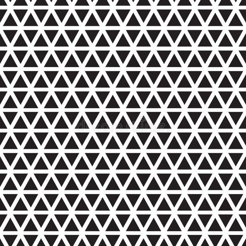 Seamless Triangle Pattern Background Texture. Stock Illustration ...