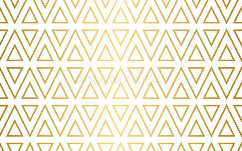 Triangle Seamless Pattern White Gold Stock Illustrations – 5,373 ...