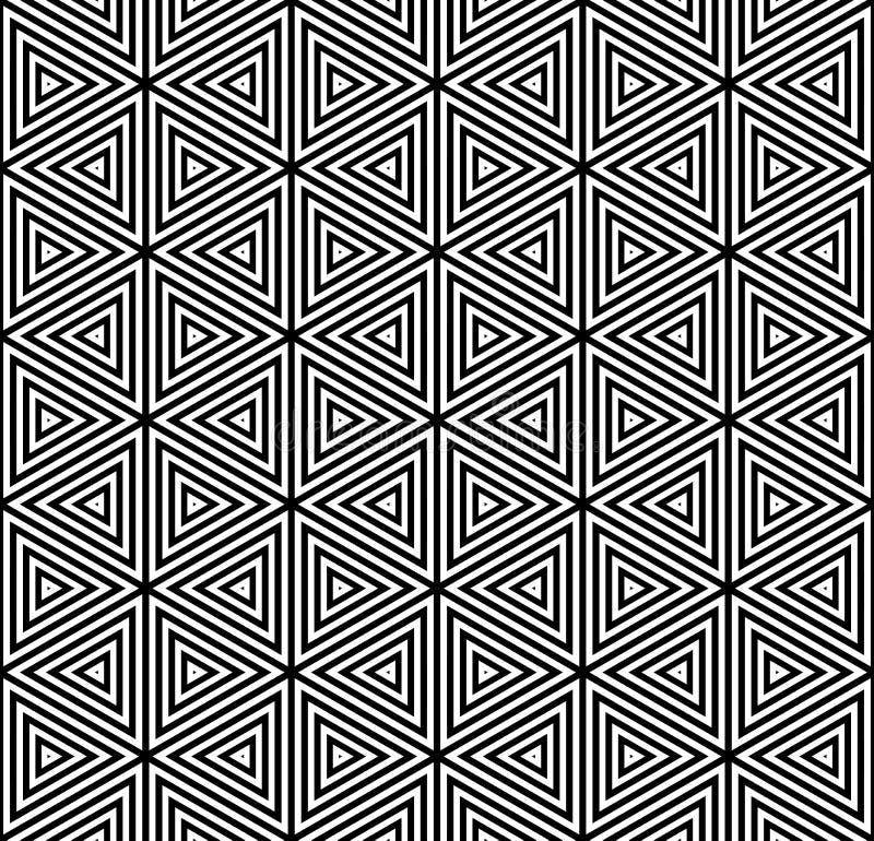 Seamless Triangles Pattern. Geometric Texture. Stock Vector ...