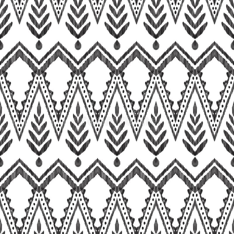 Seamless tribal pattern. stock vector. Illustration of fabric - 149705088