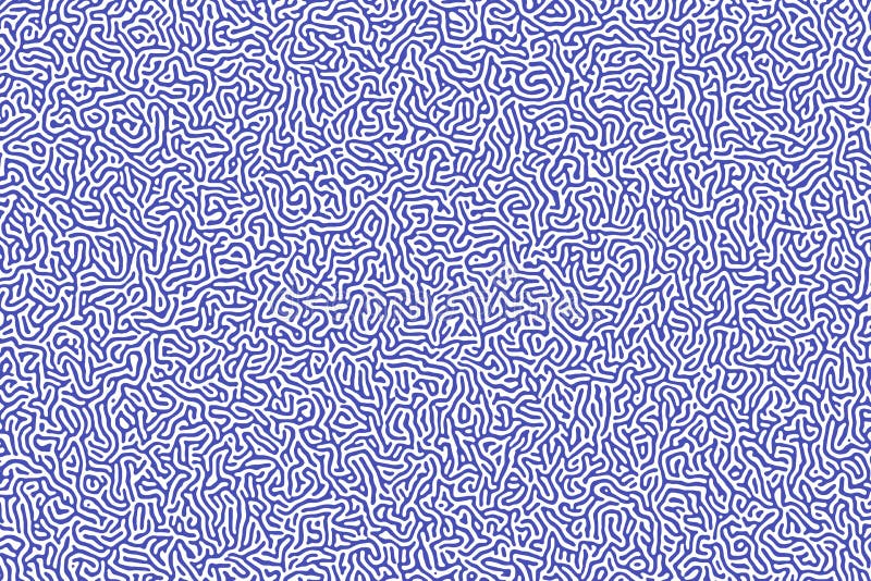 Seamless Turing Pattern Black And White Stock Vector Illustration Of