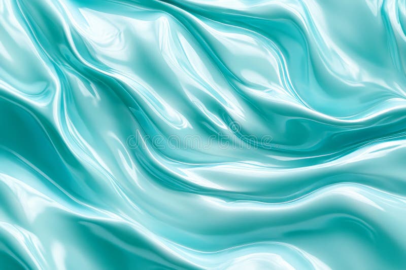 Seamless Turquoise Water Ripples, Soft Waves Catching Light. Stock ...