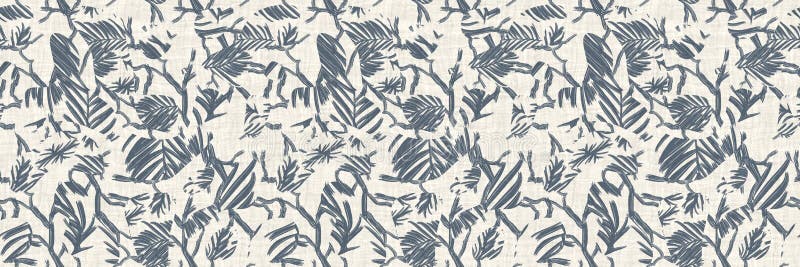 Seamless Two Tone Hand Drawn Brushed Effect Pattern Border Swatch Stock ...