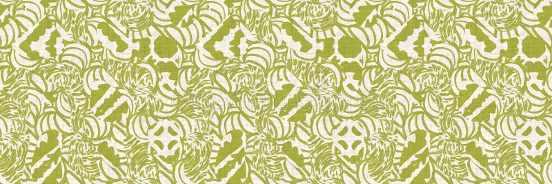 Seamless Two Tone Hand Drawn Brushed Effect Pattern Border Swatch Stock ...