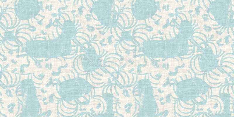 Seamless Two Tone Hand Drawn Brushed Effect Pattern Border Swatch Stock ...