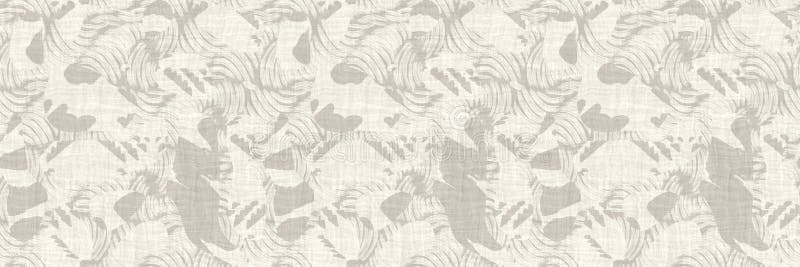 Seamless Two Tone Hand Drawn Brushed Effect Pattern Border Swatch Stock ...