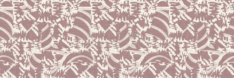 Seamless Two Tone Hand Drawn Brushed Effect Pattern Border Swatch Stock ...