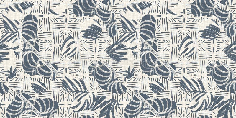 Seamless Two Tone Hand Drawn Brushed Effect Pattern Border Swatch Stock ...