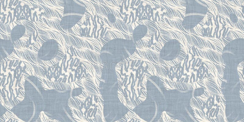 Seamless Two Tone Hand Drawn Brushed Effect Pattern Border Swatch Stock ...