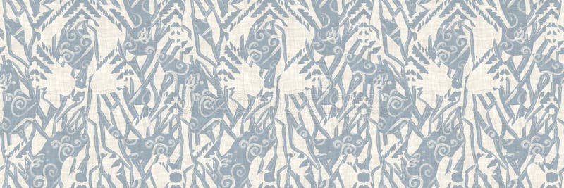 Seamless Two Tone Hand Drawn Brushed Effect Pattern Border Swatch Stock ...
