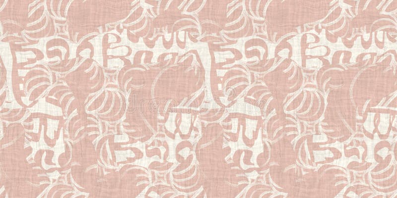 Seamless Two Tone Hand Drawn Brushed Effect Pattern Border Swatch Stock ...