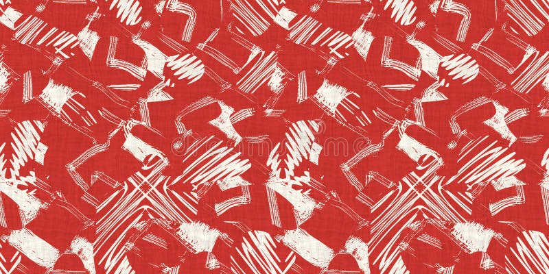 Seamless Two Tone Hand Drawn Brushed Effect Pattern Border Swatch Stock ...