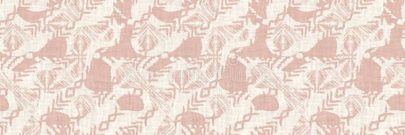 Seamless Two Tone Hand Drawn Brushed Effect Pattern Border Swatch Stock ...