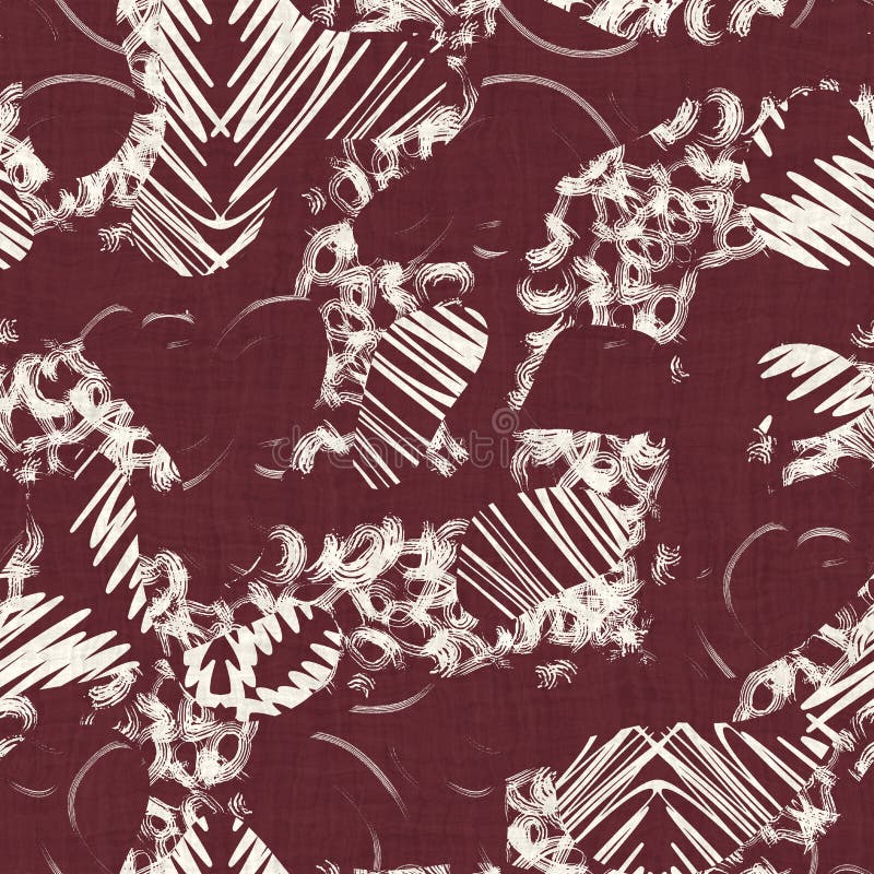Seamless Two Tone Hand Drawn Brushed Effect Pattern Swatch Stock ...