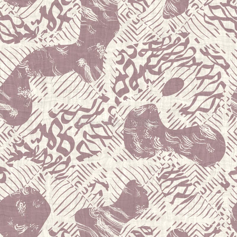 Seamless Two Tone Hand Drawn Brushed Effect Pattern Swatch Stock ...