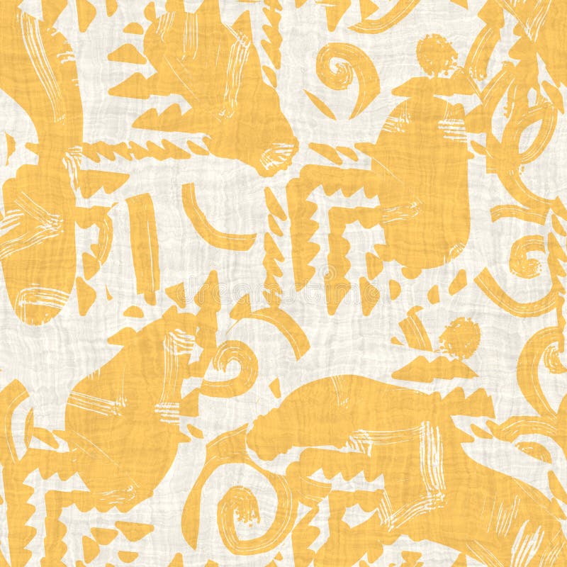 Seamless Two Tone Hand Drawn Brushed Effect Pattern Border Swatch Stock ...