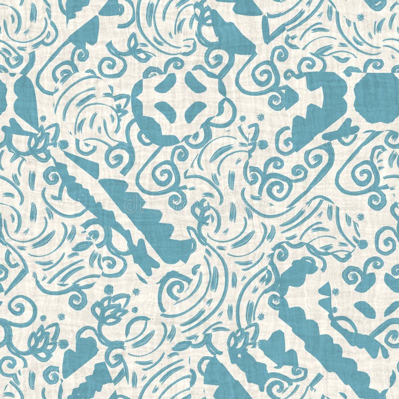 Seamless Two Tone Hand Drawn Brushed Effect Pattern Swatch Stock ...