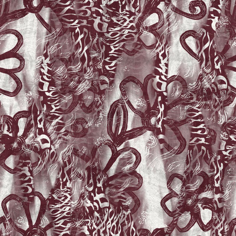 Seamless Two Tone Hand Drawn Brushed Effect Pattern Swatch Stock ...