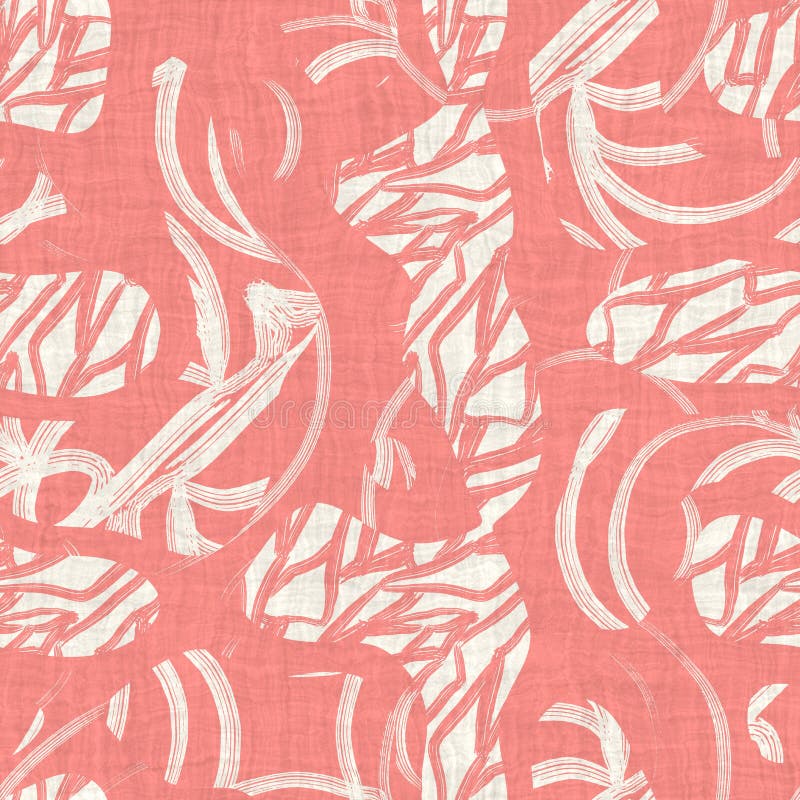 Seamless Two Tone Hand Drawn Brushed Effect Pattern Border Swatch Stock ...