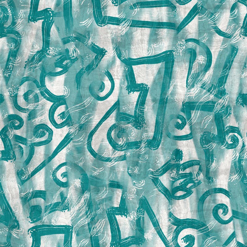 Seamless Two Tone Hand Drawn Brushed Effect Pattern Swatch Stock ...