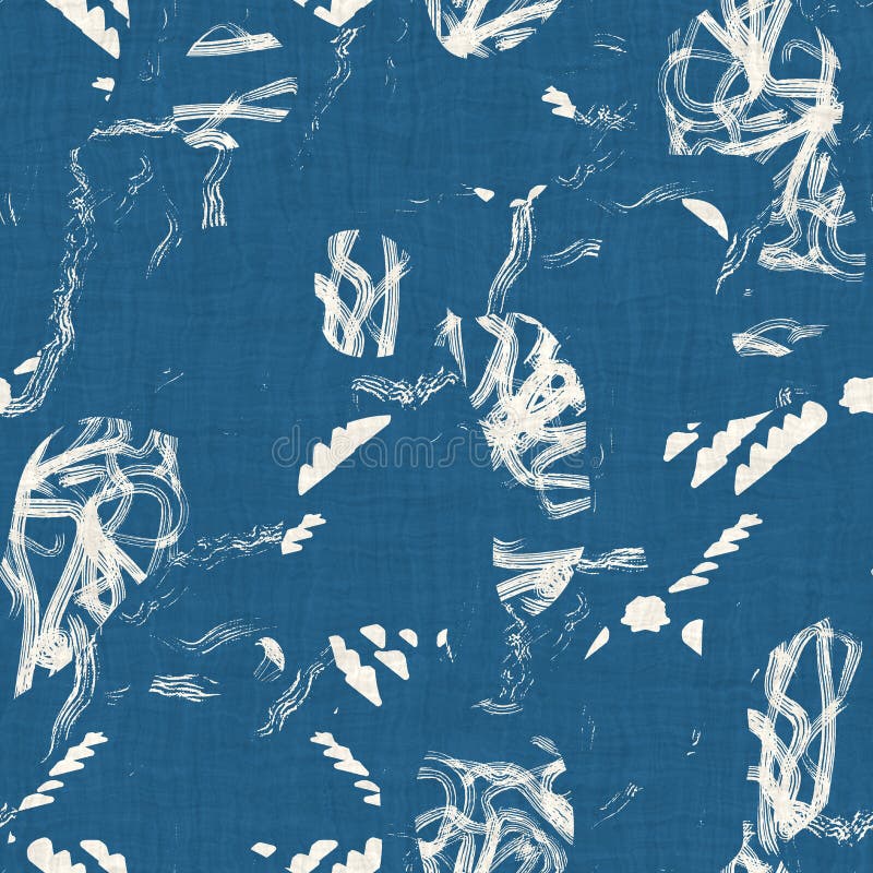 Seamless Two Tone Hand Drawn Brushed Effect Pattern Swatch Stock ...