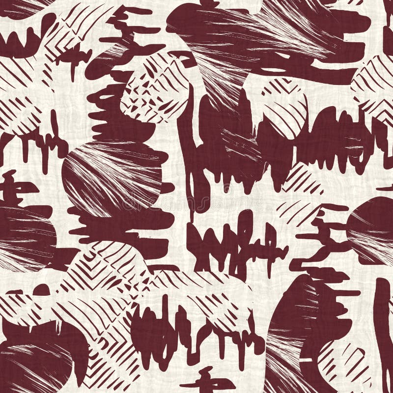 Seamless Two Tone Hand Drawn Brushed Effect Pattern Swatch Stock ...