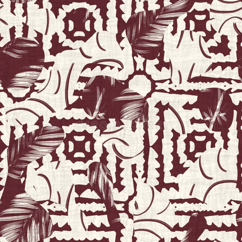 Seamless Two Tone Hand Drawn Brushed Effect Pattern Swatch Stock Photo ...