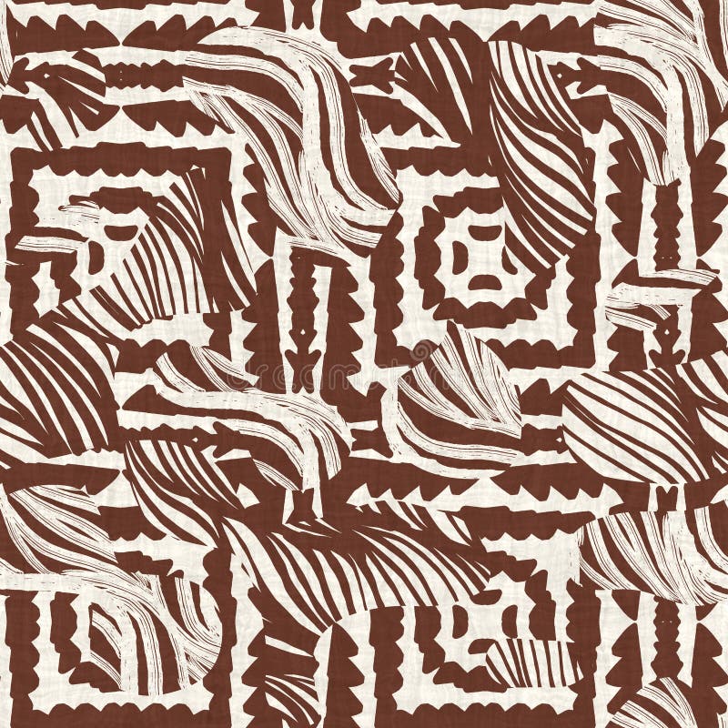 Seamless Two Tone Hand Drawn Brushed Effect Pattern Swatch Stock ...