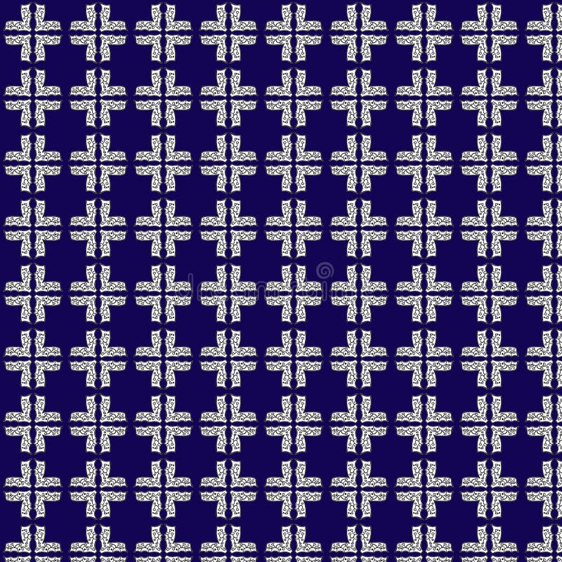 Seamless, Unique, Abstract Pattern Stock Illustration - Illustration of ...