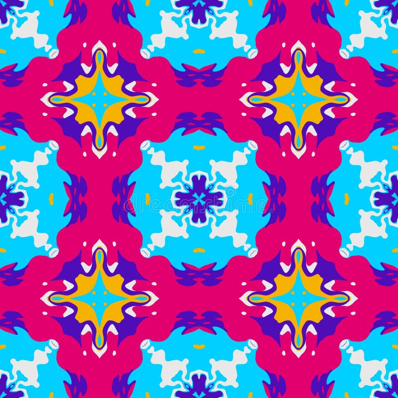 Seamless Unique Tile Patterns and Wall Prints, Beautiful Tiles ...