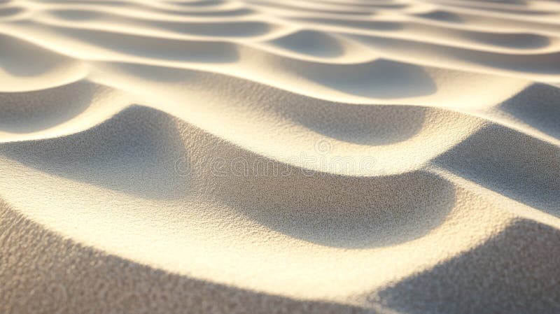 Seamless, Untouched Sand with a Soft Gradient, Ideal for a Calming and ...