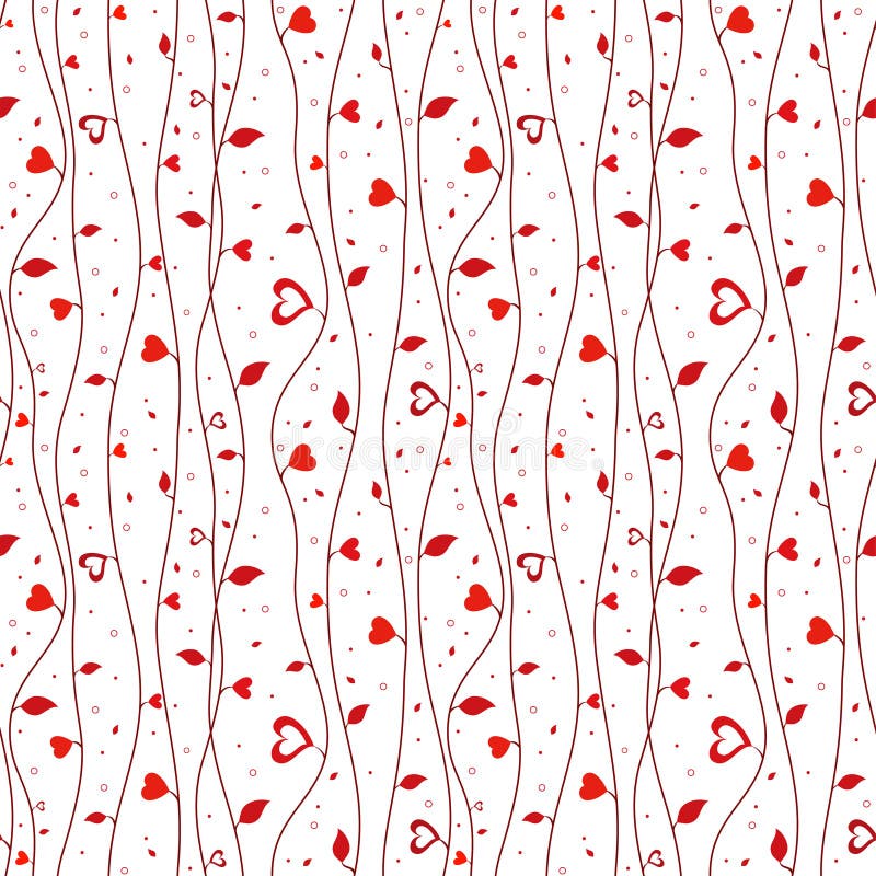 Seamless Valentine Day Pattern Stock Vector - Illustration of vector ...